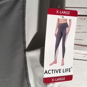 Active Life | Pants & Jumpsuits | New Womens Active Life Leggings Capri ...